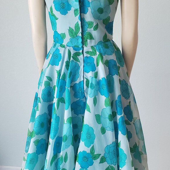 Scaasi | Dresses | Vintage 96s Arnold Scaasi Layered Silk Organza Dress ...